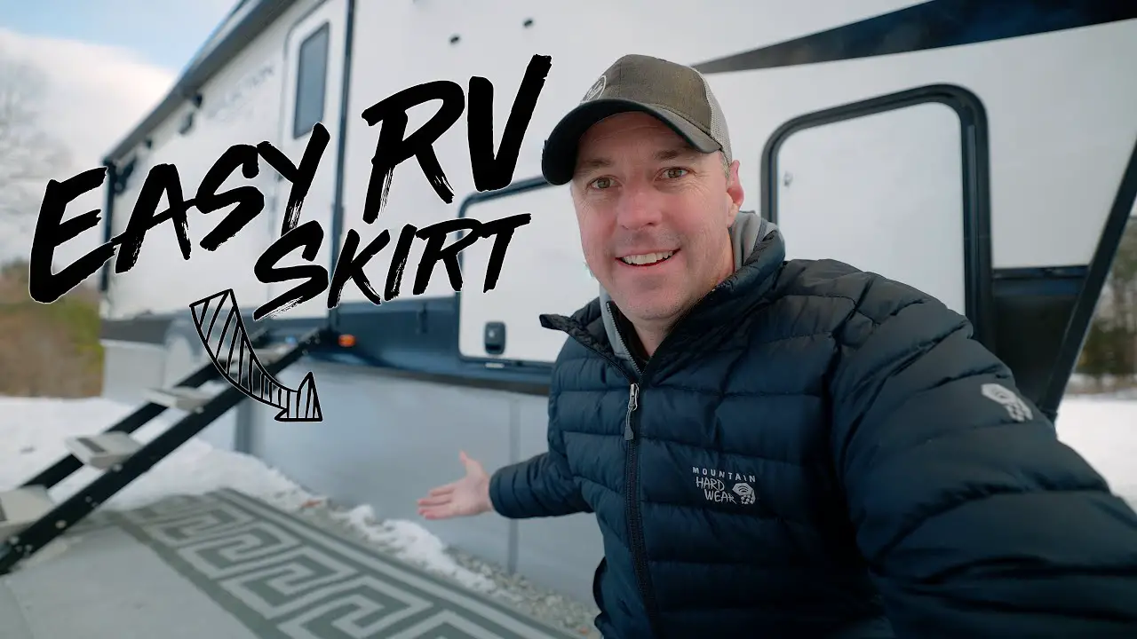 5 Tips On Using a Skirt On an RV To Stay Warm