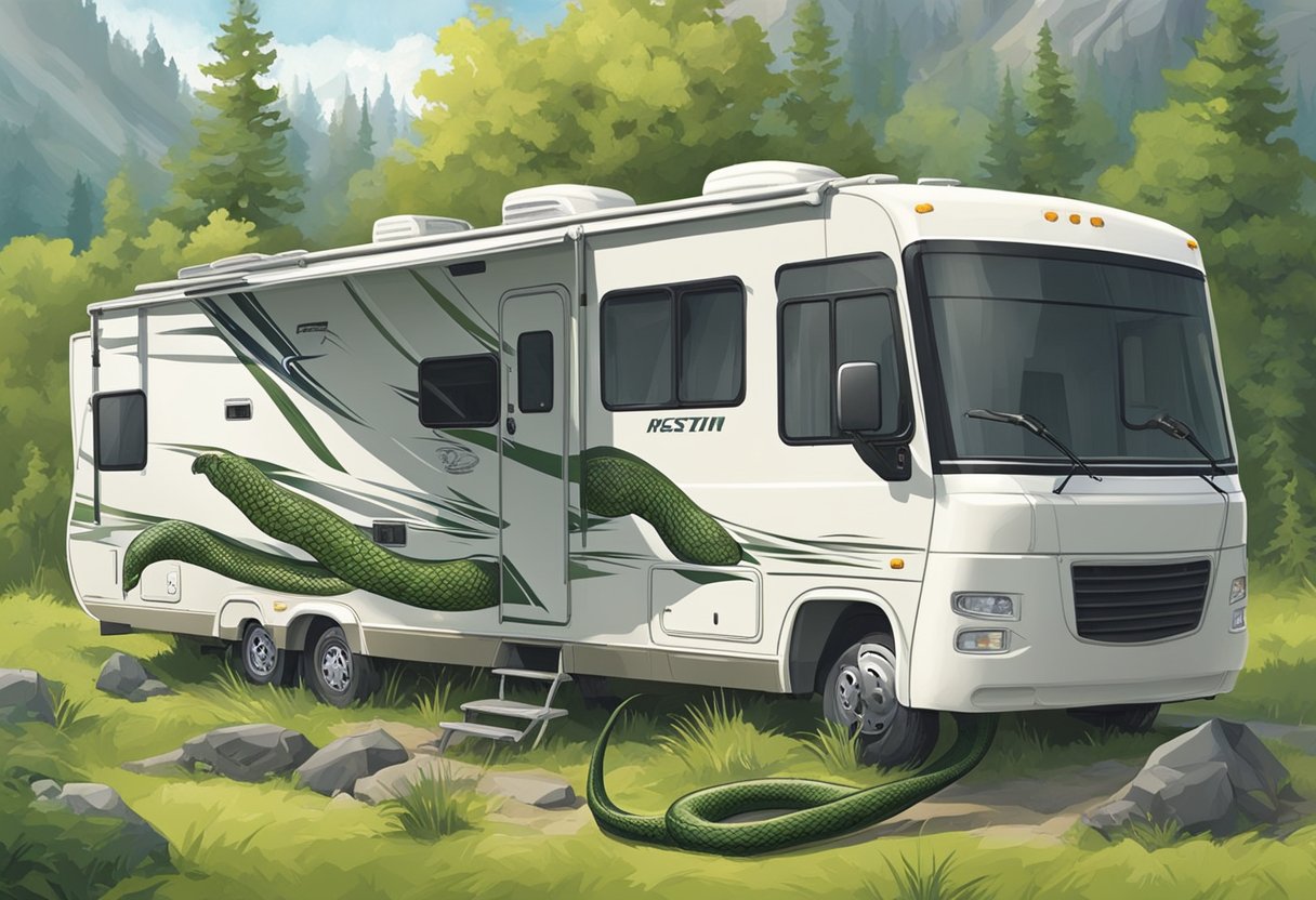 7 Things To Do If You See A Snake at an RV Campground