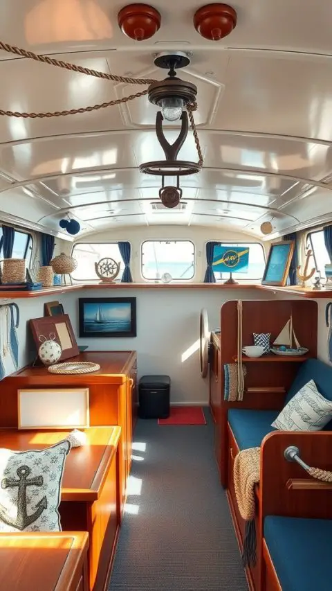 28 Compact And Chic Boat Interior Ideas For Cabins