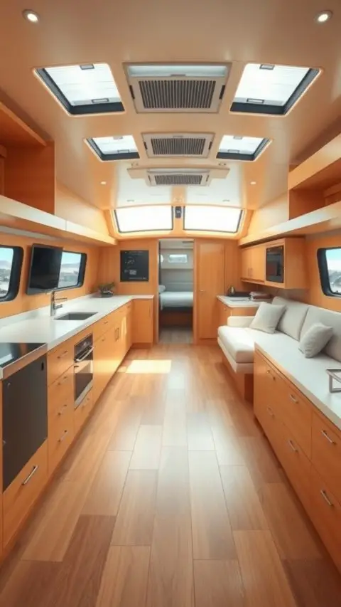 28 Compact And Chic Boat Interior Ideas For Cabins