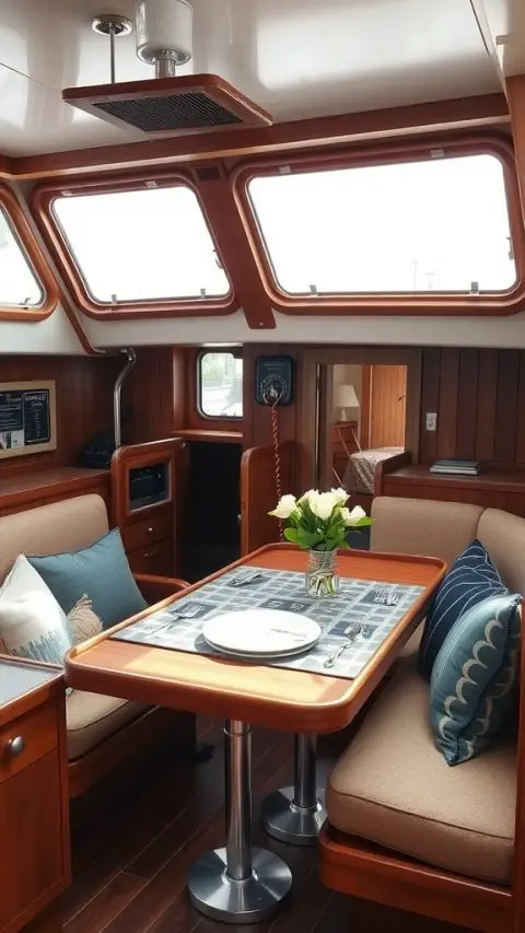 28 Compact And Chic Boat Interior Ideas For Cabins
