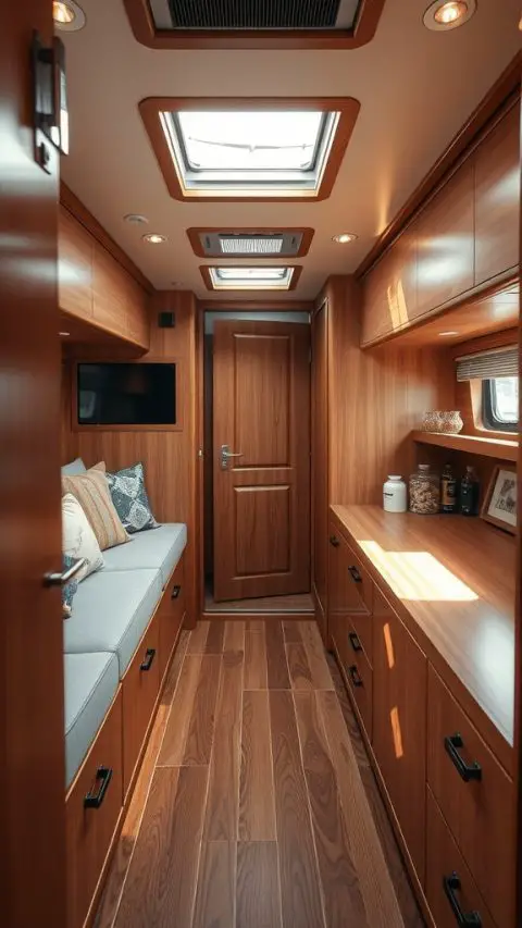 28 Compact And Chic Boat Interior Ideas For Cabins