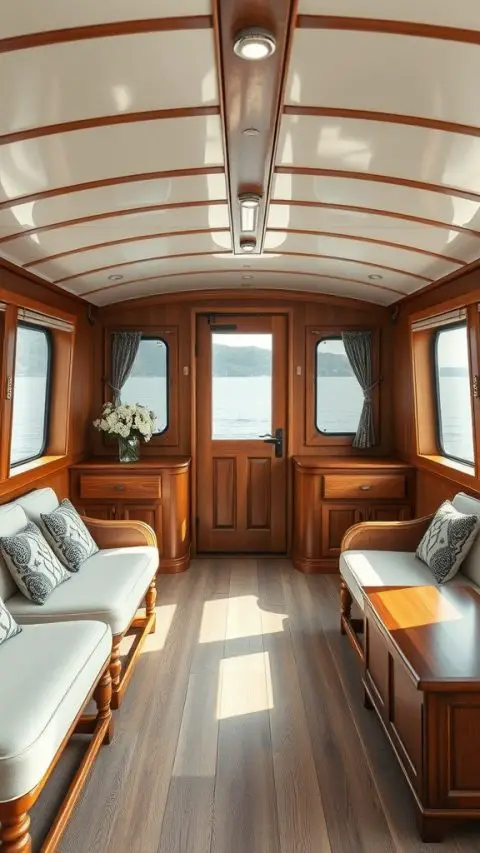 28 Compact And Chic Boat Interior Ideas For Cabins