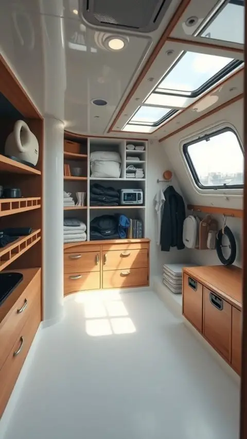 28 Compact And Chic Boat Interior Ideas For Cabins