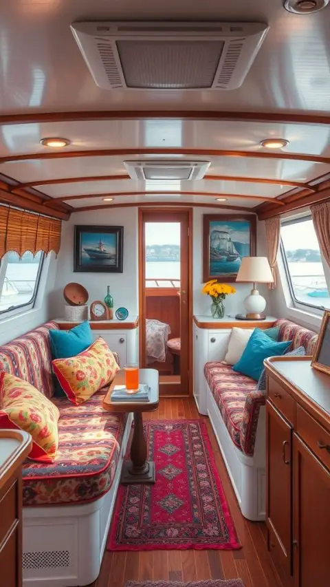 28 Compact And Chic Boat Interior Ideas For Cabins