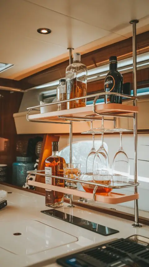 22 Creative Wet Bar Storage Solutions for Your Boat