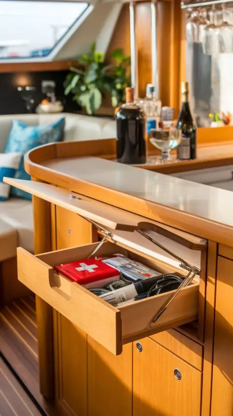 22 Creative Wet Bar Storage Solutions for Your Boat