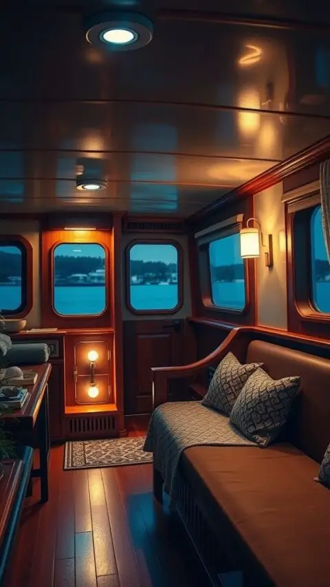 21 Cozy And Functional Small Boat Interior Ideas