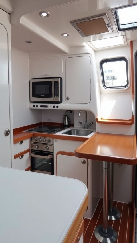 21 Cozy And Functional Small Boat Interior Ideas