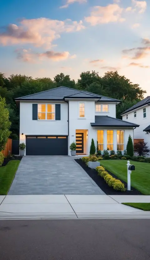 21 House Designs with Front Garages for Maximum Curb Appeal: Transform ...