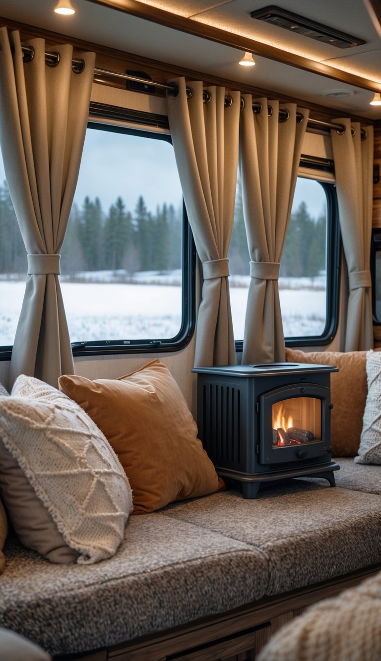 21 Cozy RV Living Room Ideas for Cold Weather